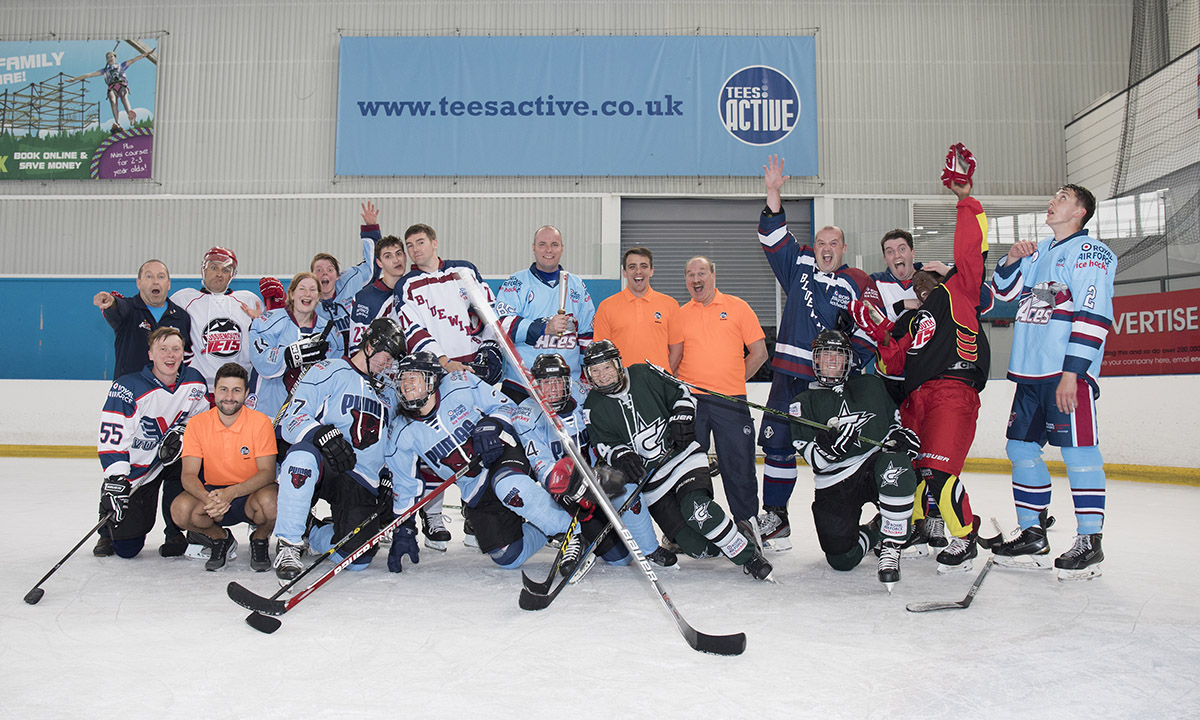 RAF100 Baton Relay Visits Billingham Forum Ice Arena - Tees Active