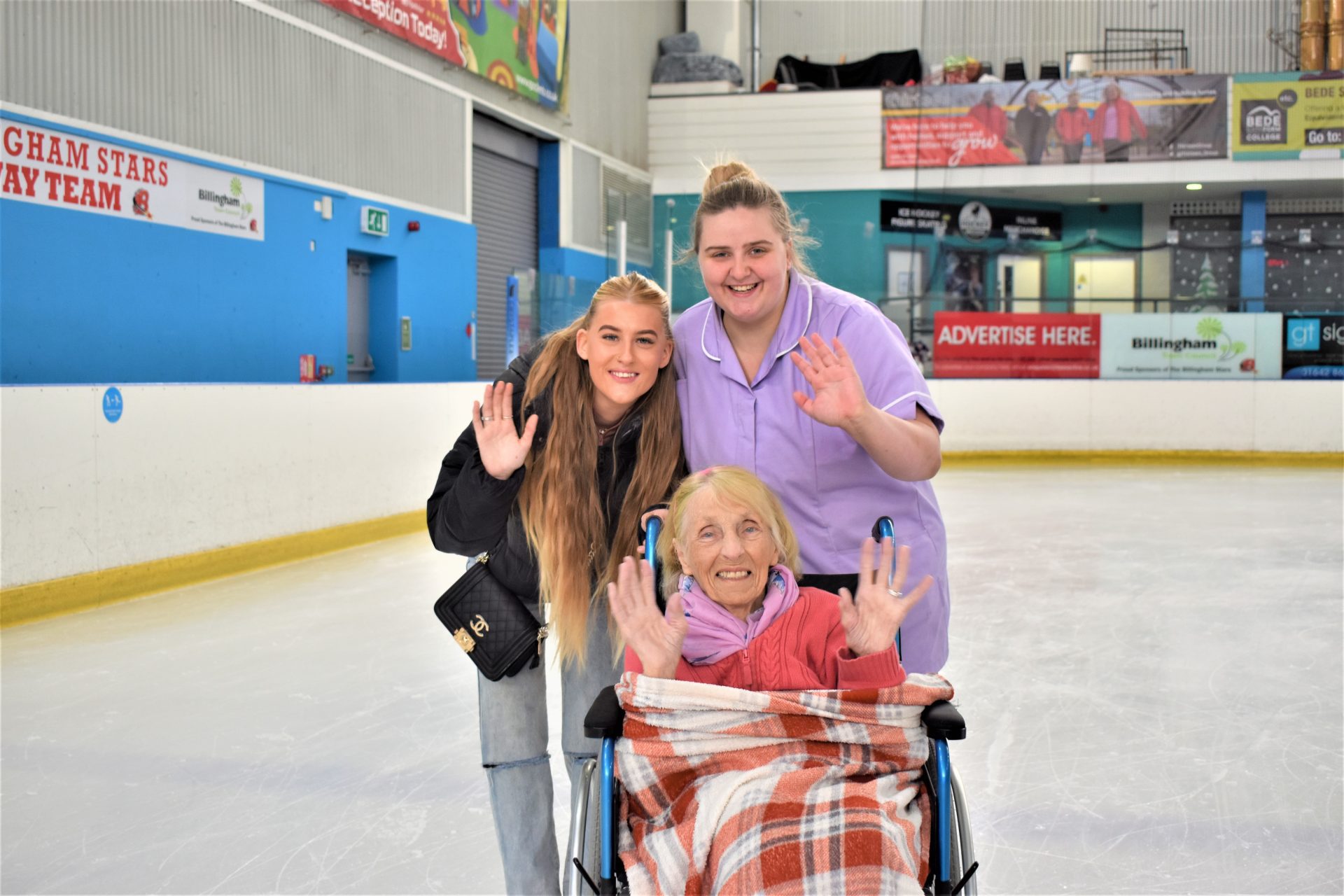 Stockton care homes take to the ice for a morning of frosty fun! - Tees ...